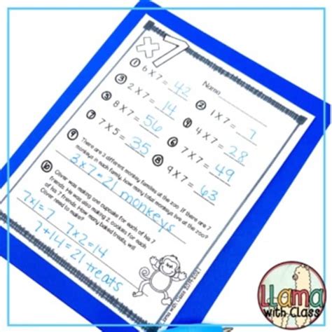 Multiplication Facts 1 To 12 Basic Math Facts Fluency Practice Worksheets