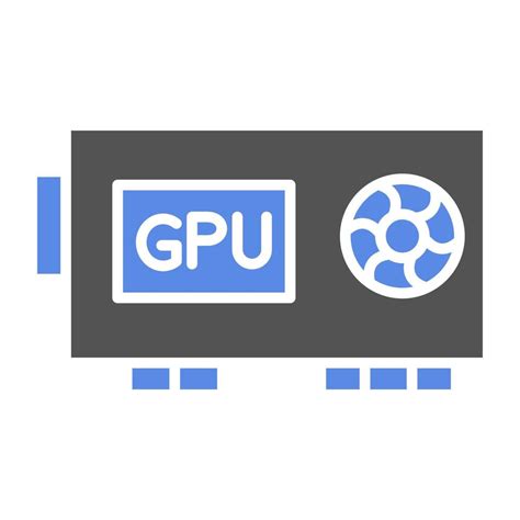 Gpu Vector Icon Style 22406971 Vector Art At Vecteezy
