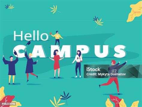 캠퍼스 생활에 다양 한 활동을 보여주는 학생 문자 공원 배경 포스터 컨셉 일러스트 개념에 대한 스톡 벡터 아트 및 기타 이미지 개념 개념 기호 공연 Istock