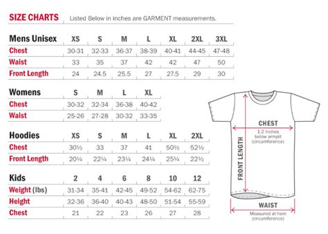 Youth Size Conversion Chart