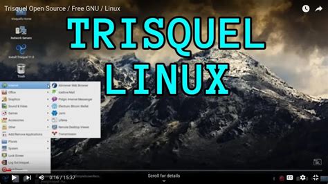 Trisquel Open Source Free GNU Linux