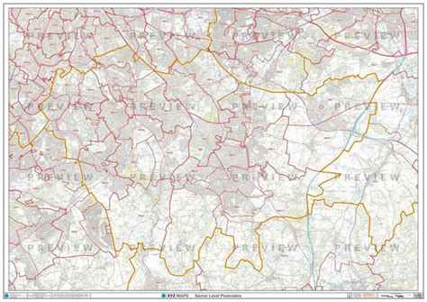 Nn Postcode Map For The Northampton Postcode Area  Or Pdf Download