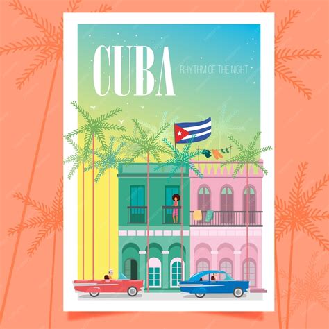 Cartel De Cuba Vector Gratis