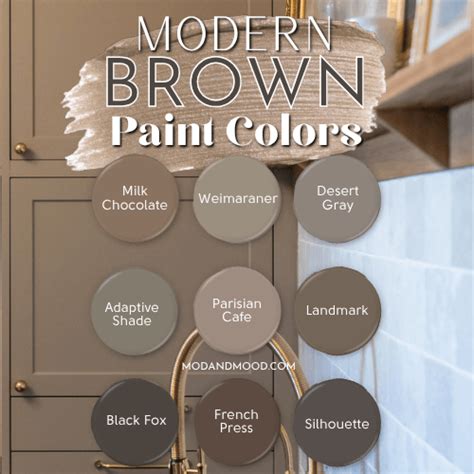 9 Modern Brown Paint Colors For 2026 And Beyond Sherwin Williams