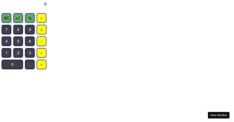 Jack React Calculator Codesandbox