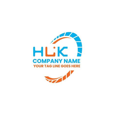 Hlk Letter Logo Creative Design With Vector Graphic Hlk Simple And