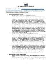 PSY 328 Module Five Activity Docx PSY 328 Module Five Activity Template First Read The