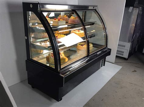 Techtongda Commercial Display Case 220v Refrigerator Cake Showcase Bakery Cabinet 47 Inch 392