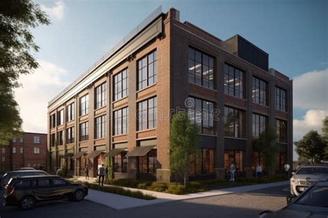 Adaptive Reuse Project With Industrial Building Being Transformed Into