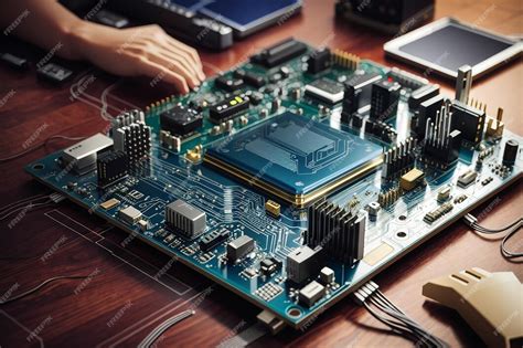 Premium Ai Image Technology Circuit Processor Innovation Network Concept