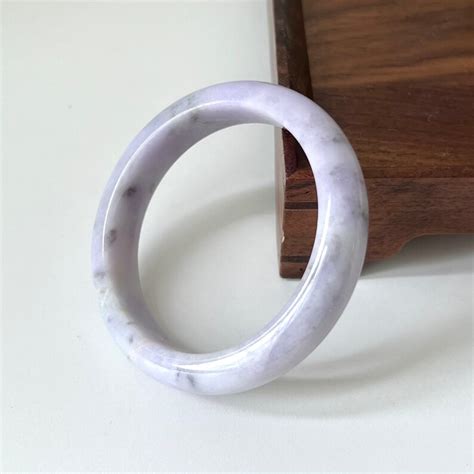 576mm Lavender Jadeite Bangle Violet Jadeite Bangle Natural Type A