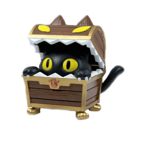 Nyan Cat Mimic Nyamic Treasure Chest Qualia 2 Inch Mini Figure Simplytoyz