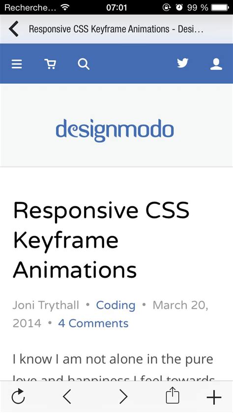 responsive animation