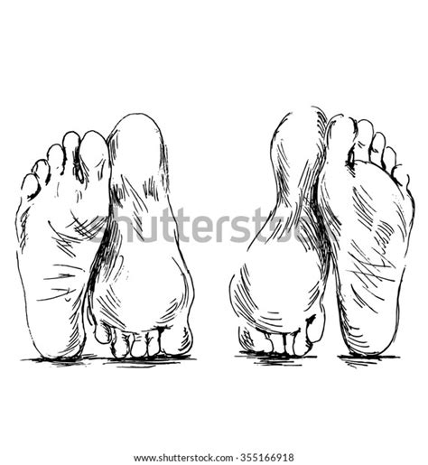 Hand Sketch Couple Feet Having Sex Stock Vector Royalty Free