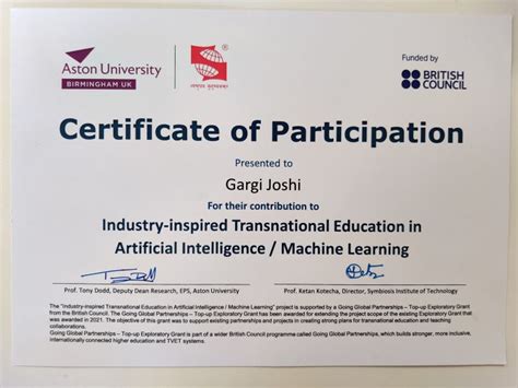 Dr Gargi Joshi Bhide On Linkedin Glad To Be Part Of The Going Global Partnership Exploratory