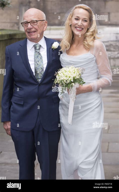 Celebrities Attend Jerry Hall And Rupert Murdochs Wedding In St Bride