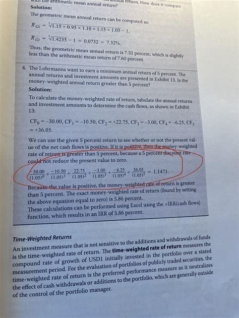 How Do You Calculate This With The Calculator R Cfa