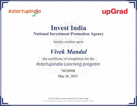 Vivek Mandal On Linkedin Startupindia Investindia Learningprogram Entrepreneurship Innovation…