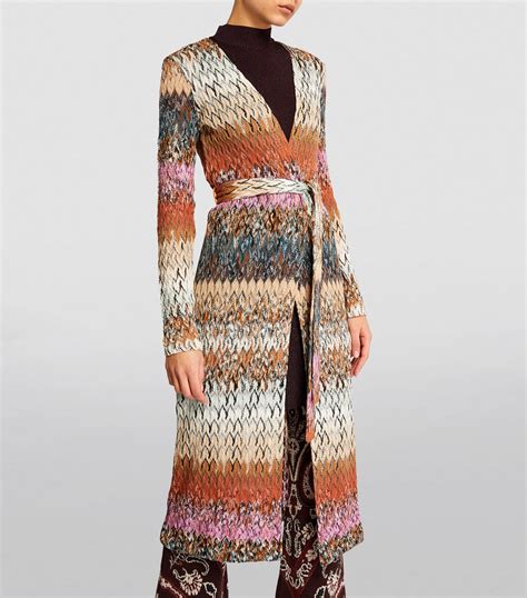 Missoni Multi Patterned Wrap Cardigan Harrods Uk
