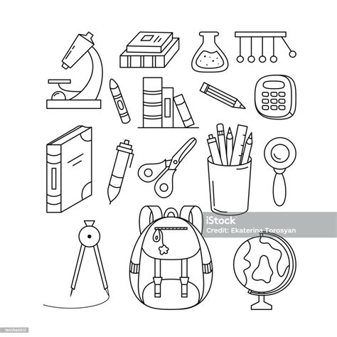 학교 및 교육 기념일 로고 세트 교육 학교 디자인 요소 편집 가능한 스트로크 컬렉션입니다 0명에 대한 스톡 벡터 아트 및 기타 이미지 Istock