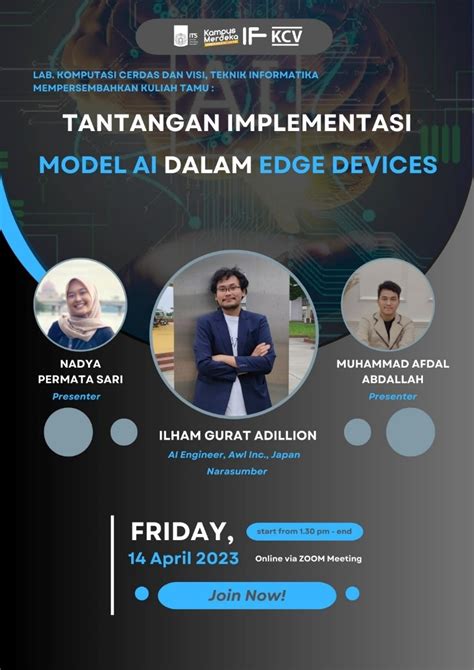 Kuliah Tamu Tantangan Implementasi Model Ai Dalam Edge Devices Departemen Teknik Informatika
