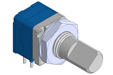 Potentiometer Cad Model At William Deas Blog
