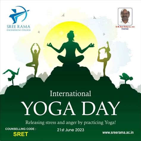 Muniraju Ajithkumar On Linkedin Yoga Day Sree Rama Engineering College Tirupati Nss And Ncc