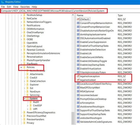 Display Logon Banners For Windows Pcs Via Windows Registry Techdirectarchive