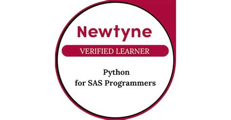 Alan Forrest On Linkedin Python For Sas Programmers Was Issued By
