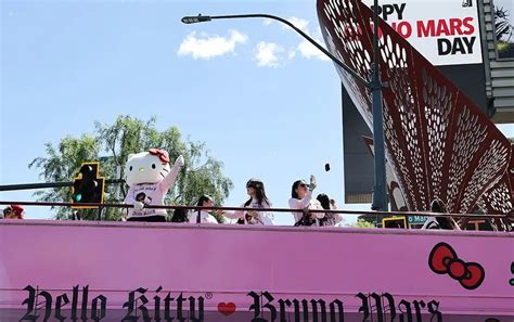 Bruno Mars Adds Hello Kitty Pop Ups To Stadium Tour