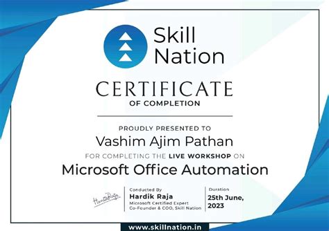 vashim pathan on linkedin skillnation microsoft chatgpt automation