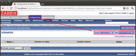Website Uptime And Downtime Monitoring With Zabbix Software