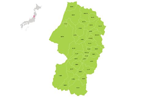 山形県の市町村名一覧 オールガイド