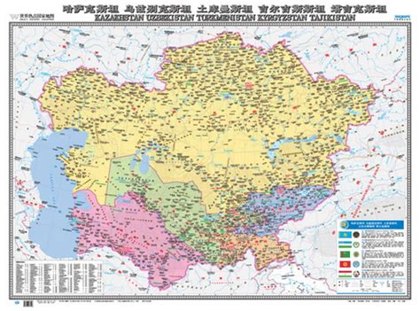 乌兹别克斯坦地图 塔吉坦 利比里亚 第14页 大山谷图库