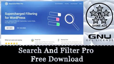 Search And Filter Pro Free Download V