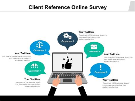 Client Reference Online Survey Ppt Powerpoint Presentation Infographics Elements Pdf