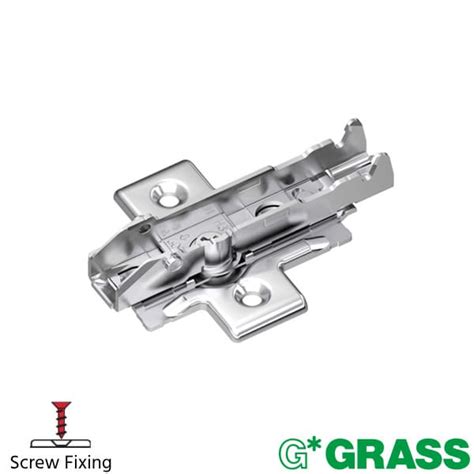 Grass Tiomos Screw On 1d Hinge Plate Cross Mount H02