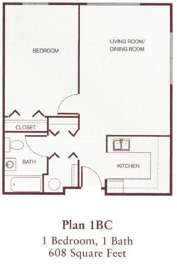 Floor Plans Of Park View At Laurel Ii Senior Apartments 62 In Laurel Md