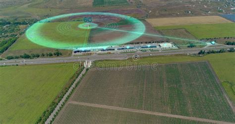 Telecommunication Network Repeaters Antenna Tower And Repeater Of Communication And