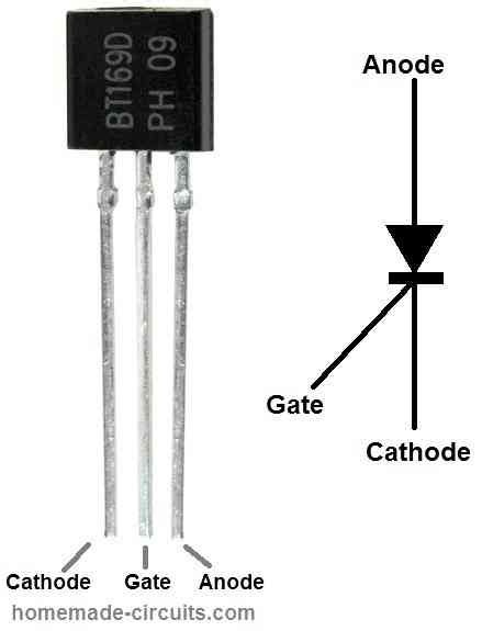 Bt169 Scr Datasheet [200 V 0 5 A Scr] Homemade Circuit Projects