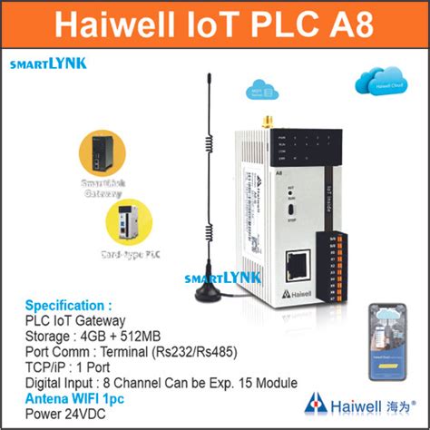 Jual A IoT PLC WIFI Haiwell FREE IoT Kota Tangerang Selatan SmartLYNK Tokopedia