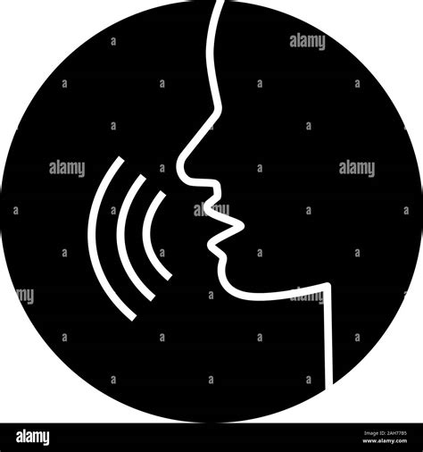 Pronunciation Glyph Icon Phonetic Spelling Speech Recognition Speaking Basic Language Skills