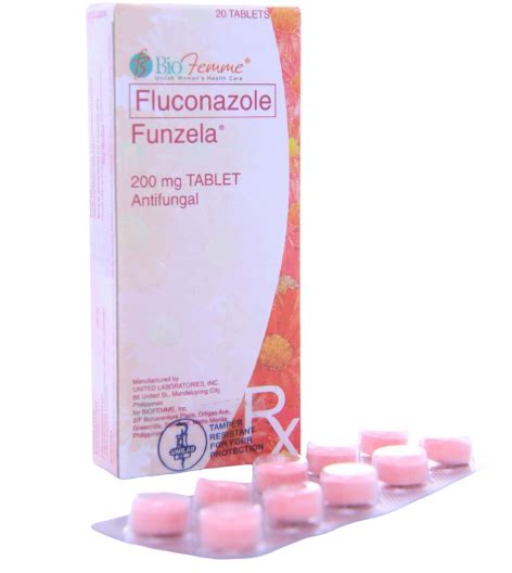 Funzela Fluconazole 200mg Tablet 1s Price In The Philippines Medsgo