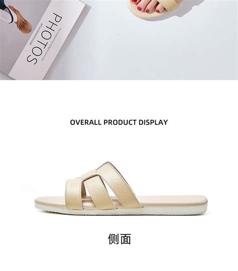 真皮拖鞋女夏季外穿家居批发时尚牛皮凉拖ladies silppers shoes 阿里巴巴