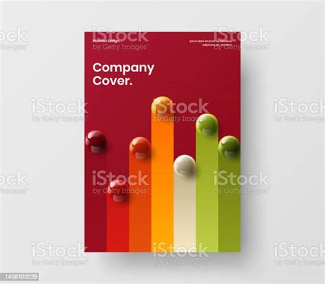 생생한 엽서 A4 디자인 벡터 템플릿입니다 신선한 현실적인 공 플래 카드 개념 A4 용지에 대한 스톡 벡터 아트 및 기타 이미지 A4 용지 개념 고급 Istock