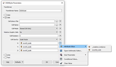 I Am Translating Point Geometries From Smallworld To Cells In Microstation I Need To Be Able To
