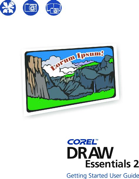 corel coreldraw essentials getting started user guide draw 2