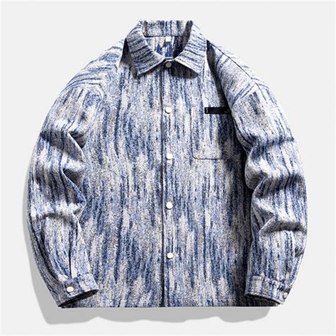 Badu Bg Мъжко облекло Есен Мъжки Зима Зима Ревер Вълнено дълго палто Яке с джоб ръкав Мъжко