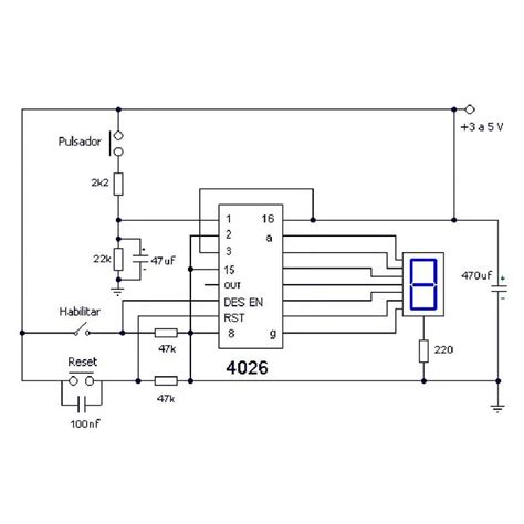 Circuito Integrado Cd4026be Cd4026 Dip 16 Counter Ic Decade Divider