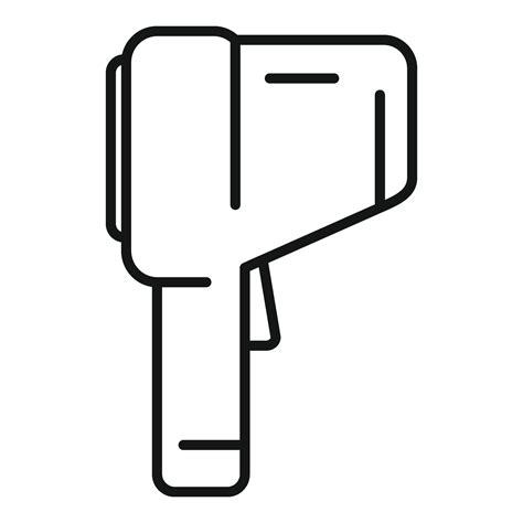 Medical Laser Thermometer Icon Outline Vector Scan Distance 34809889 Vector Art At Vecteezy